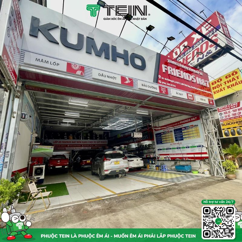 Điểm Lắp Đặt Phuộc Tein Chính Hãng Bình Dương - Trung Tâm Dịch Vụ Lốp Friends N&T